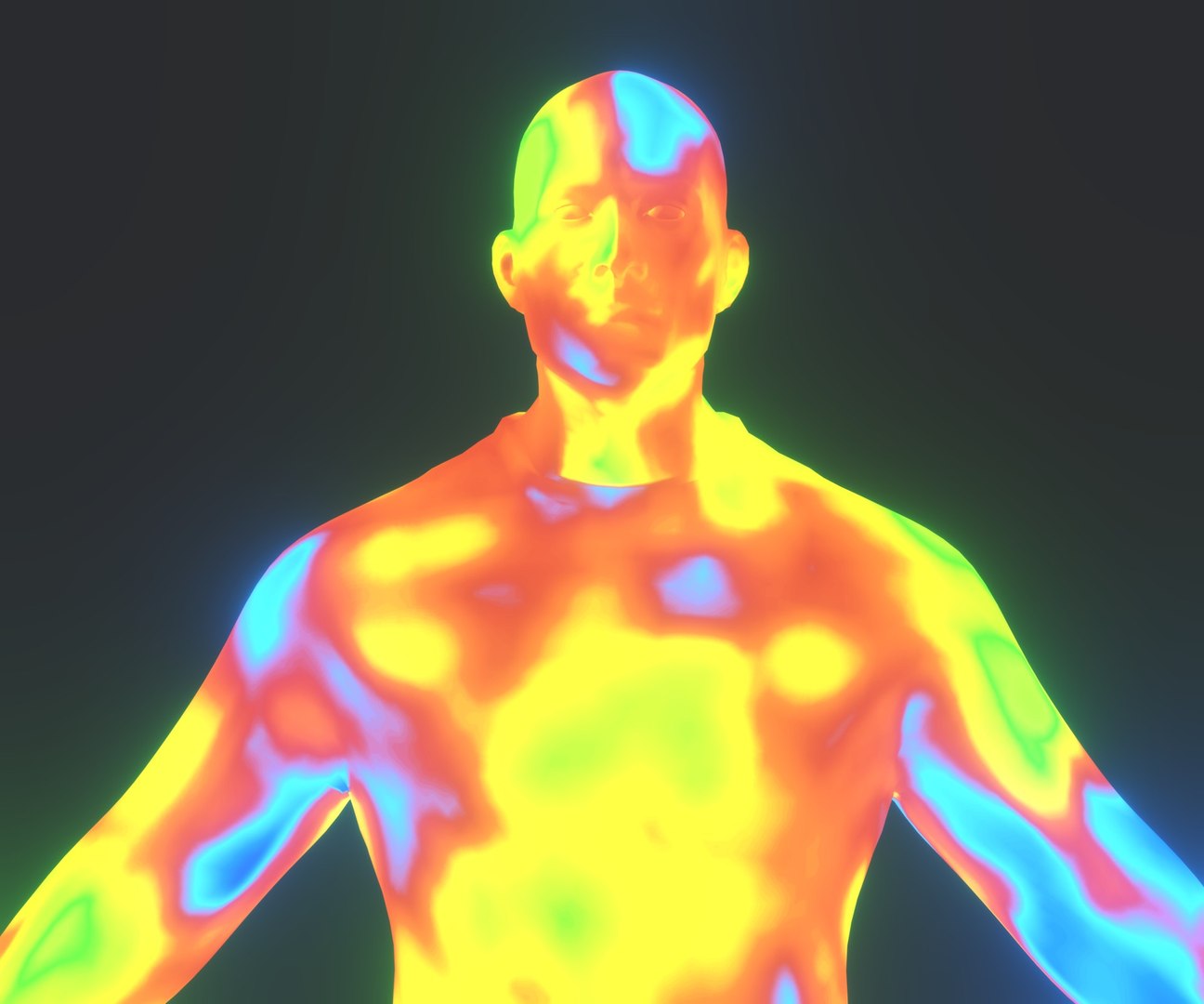 3D Thermal Image Heatmap Male - TurboSquid 1692675
