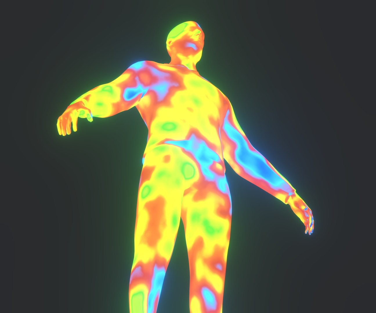 3D thermal image heatmap male - TurboSquid 1692675