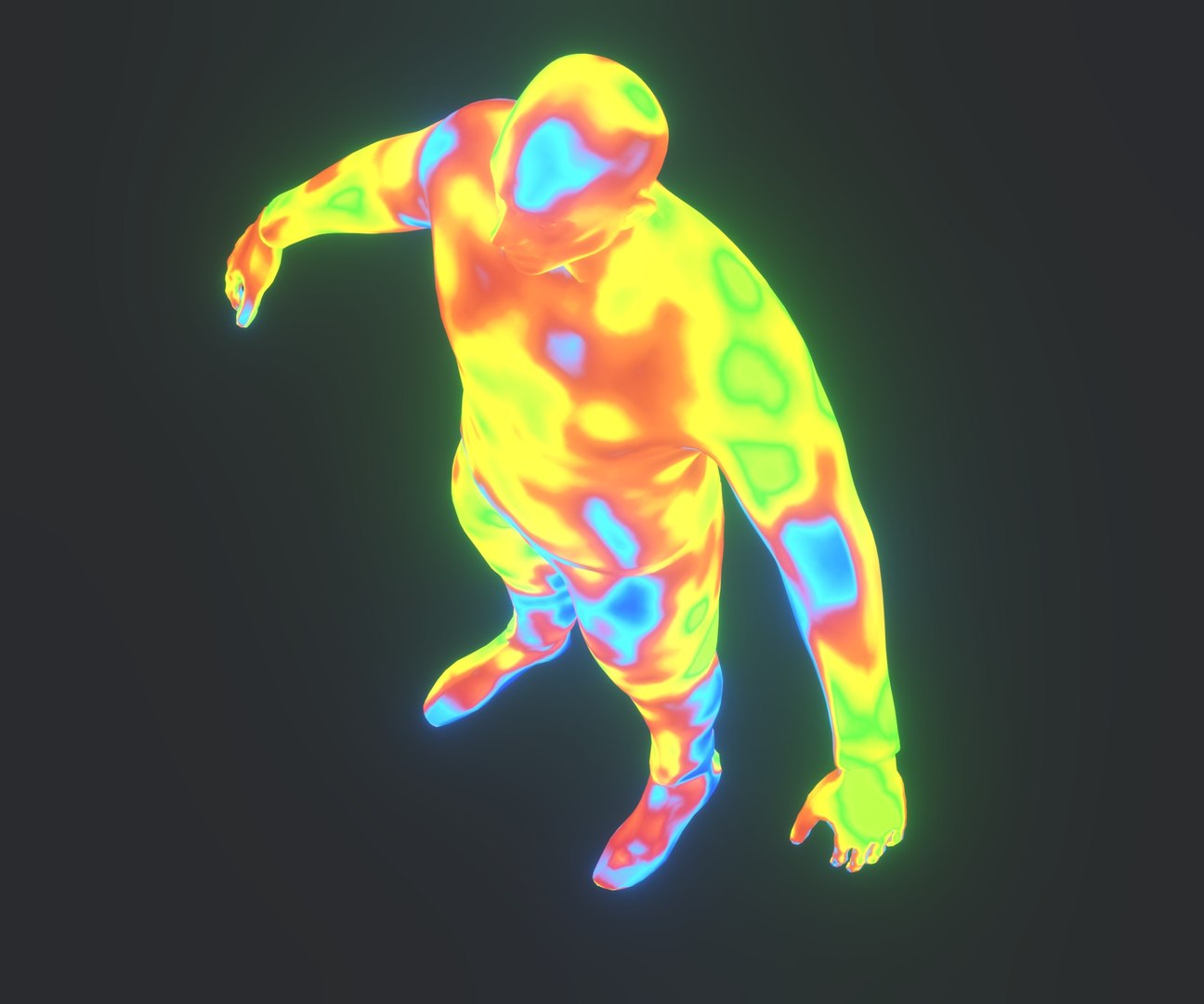 3D thermal image heatmap male - TurboSquid 1692675