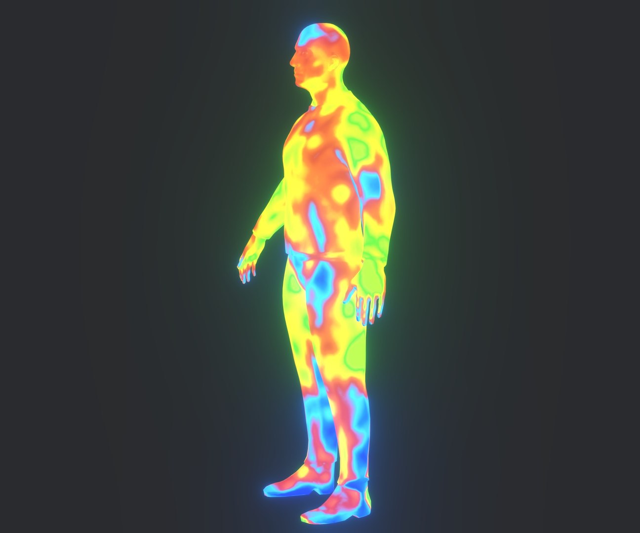 3D Thermal Image Heatmap Male - TurboSquid 1692675
