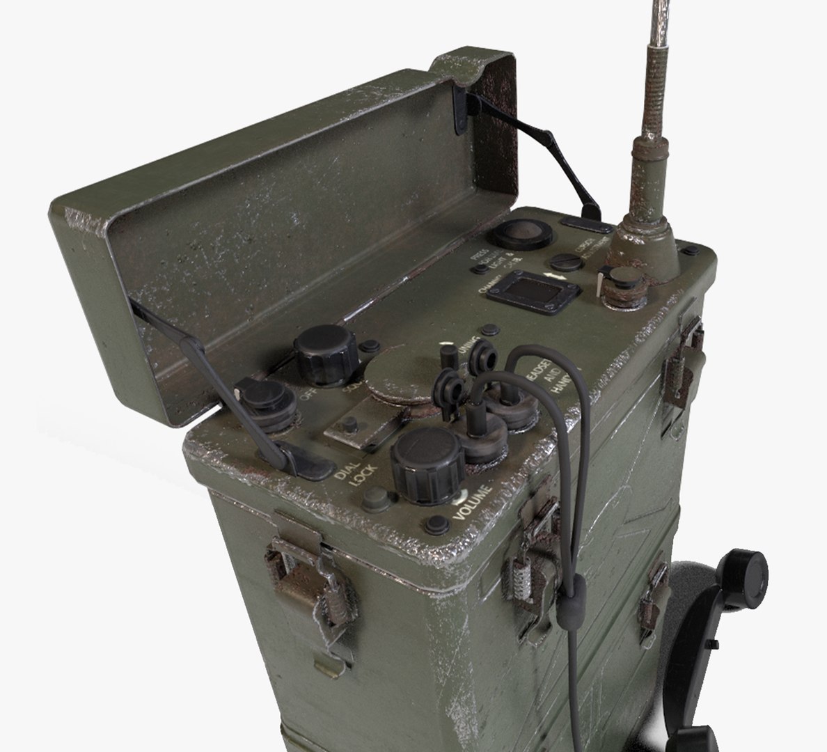 3D Model BC 1000 World War 2 Military Radio - TurboSquid 2069572