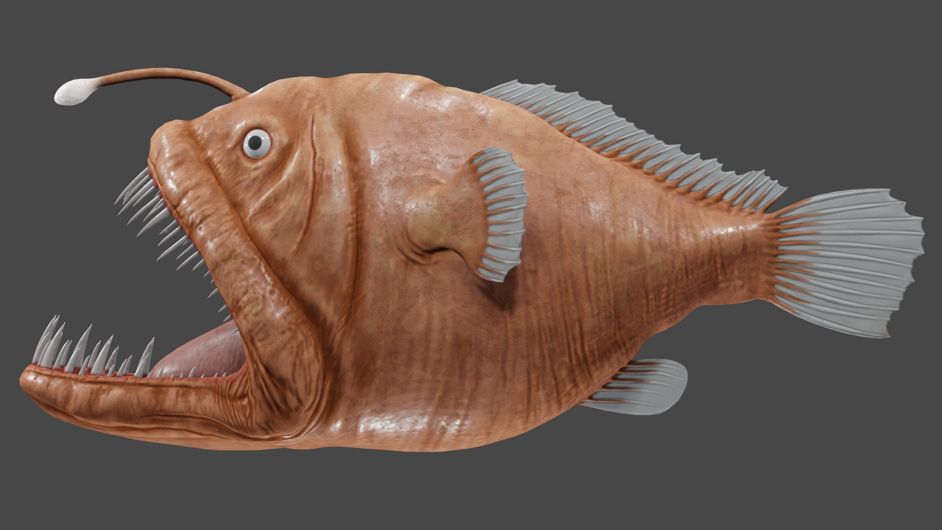 3D Angler Fish - TurboSquid 2361226