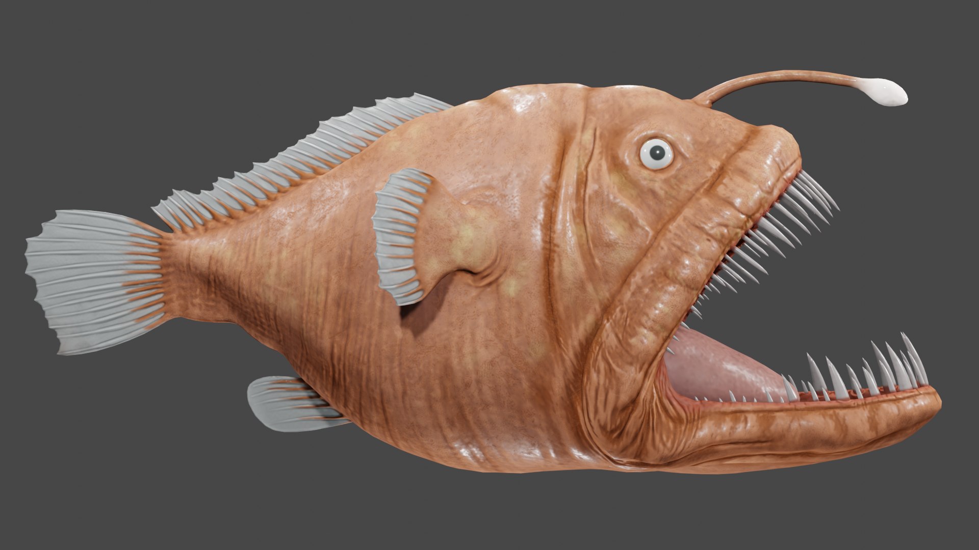3D Angler Fish - TurboSquid 2361226