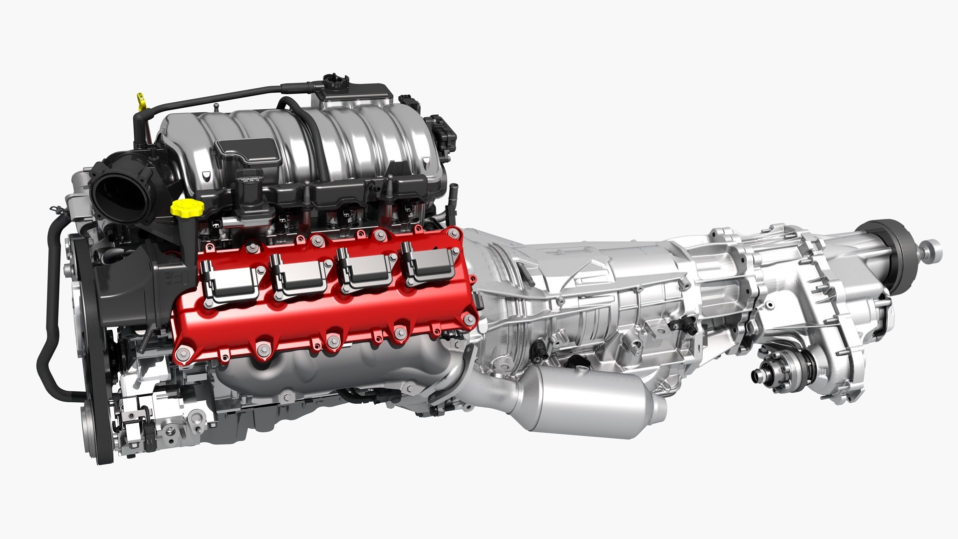 Engine With Transmission 3D Model - TurboSquid 2052515