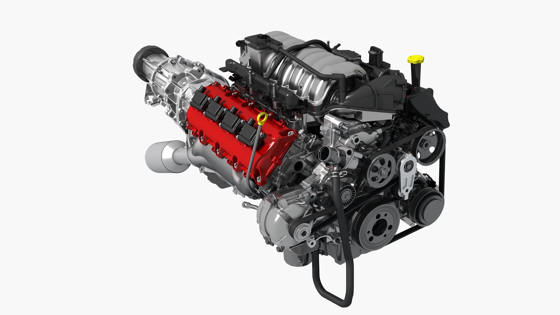 Engine With Transmission 3D Model - TurboSquid 2052515