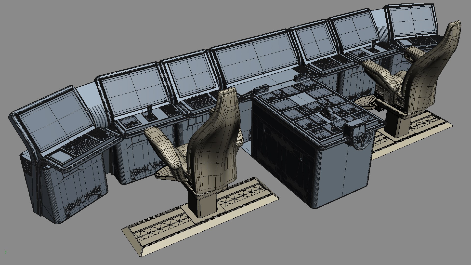 Integrated Bridge System IBS JRC Model - TurboSquid 2222697