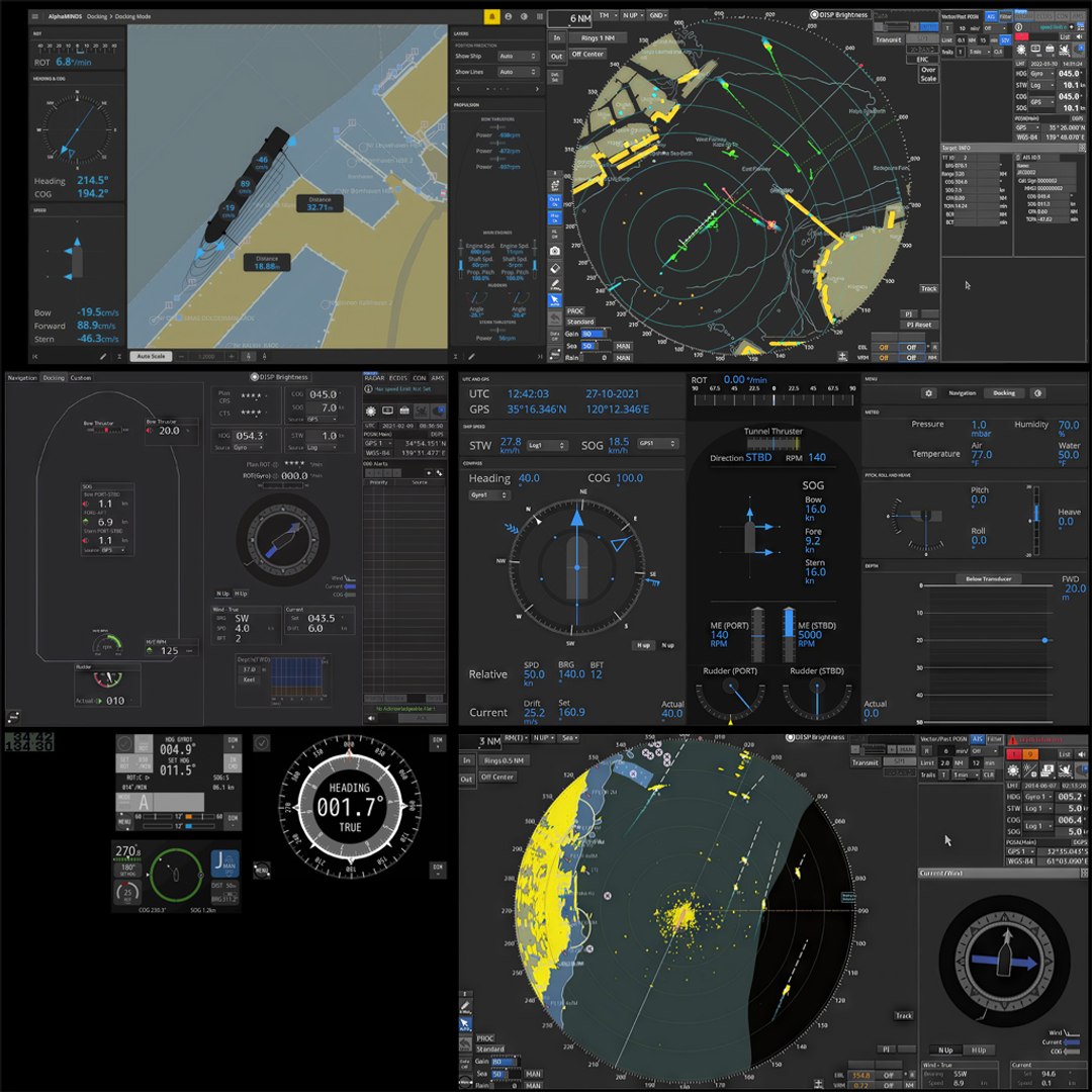 Integrated Bridge System IBS JRC Model - TurboSquid 2222697