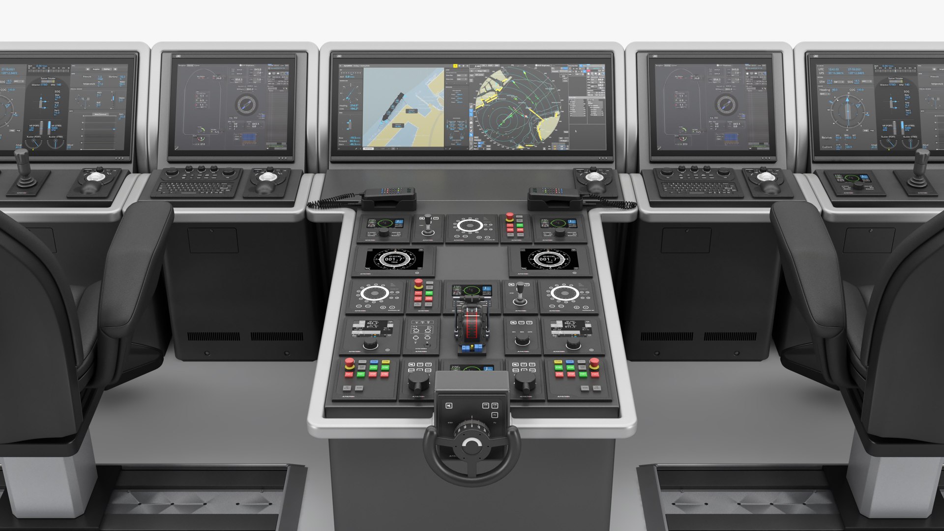 Integrated Bridge System IBS JRC Model - TurboSquid 2222697