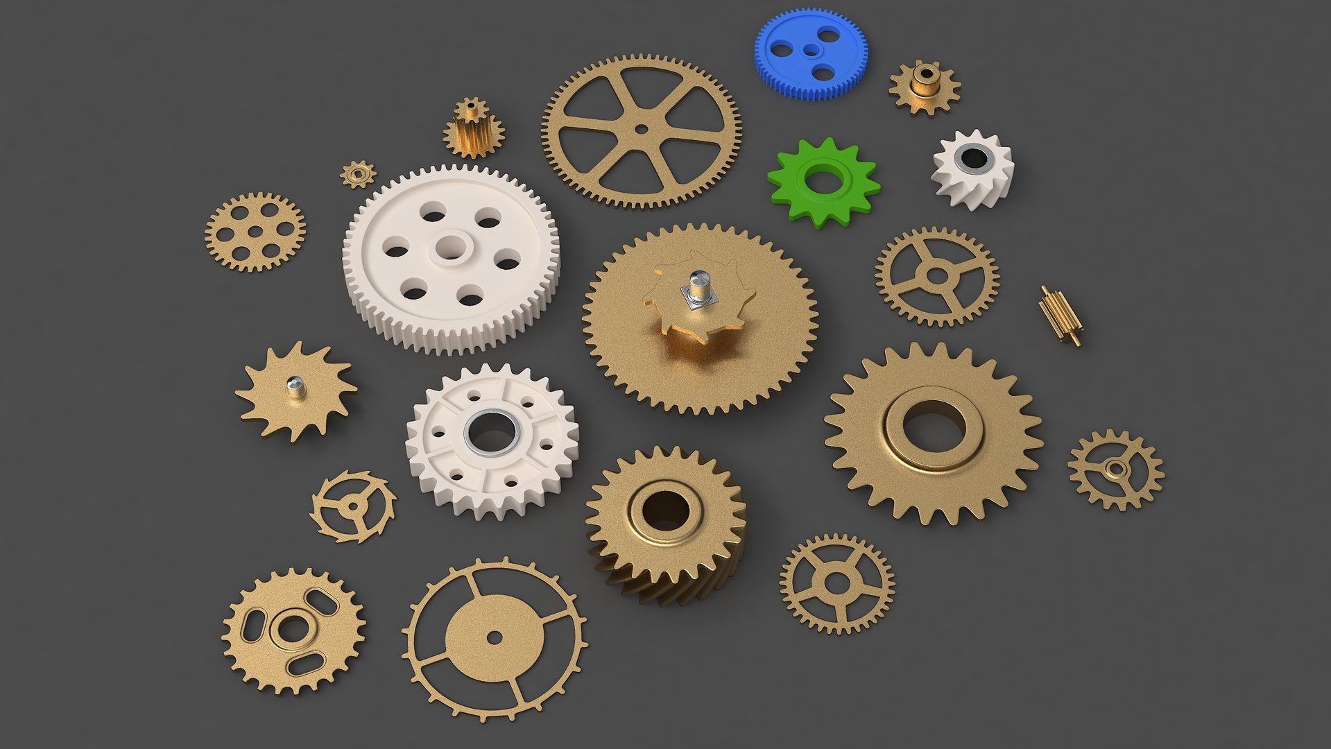3D Gears 3A - TurboSquid 1858635