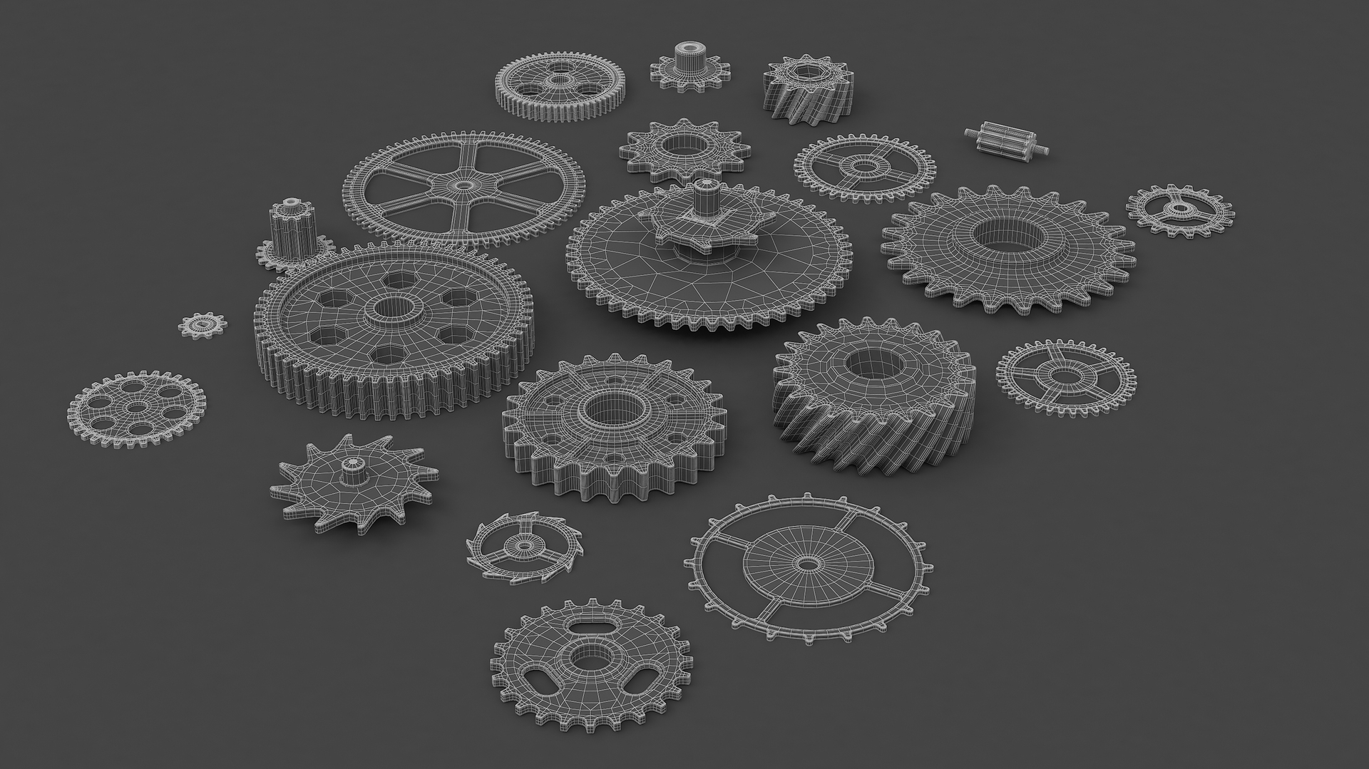 3D Gears 3A - TurboSquid 1858635
