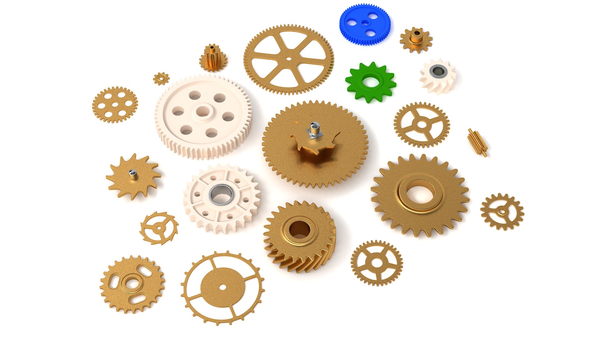 3D Gears 3A - TurboSquid 1858635