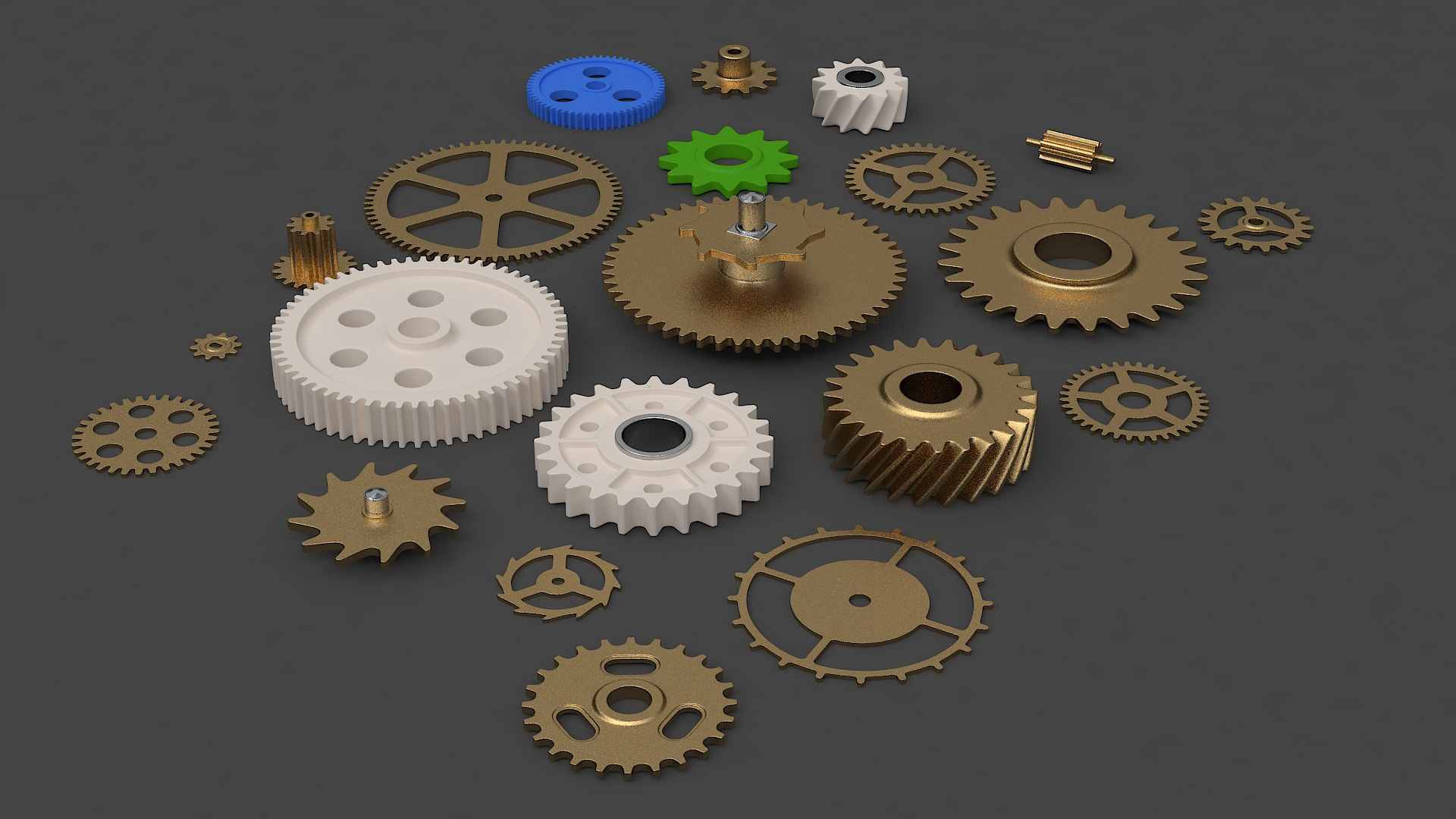 3D Gears 3A - TurboSquid 1858635