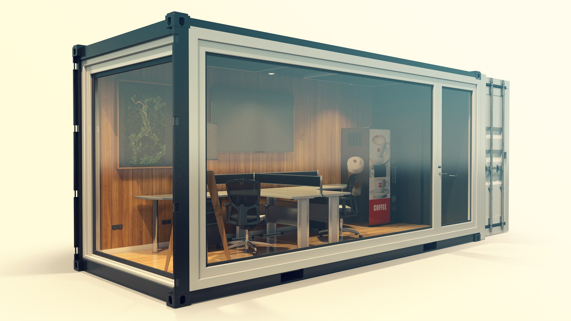 3D Model Office Container 3 - TurboSquid 1800185