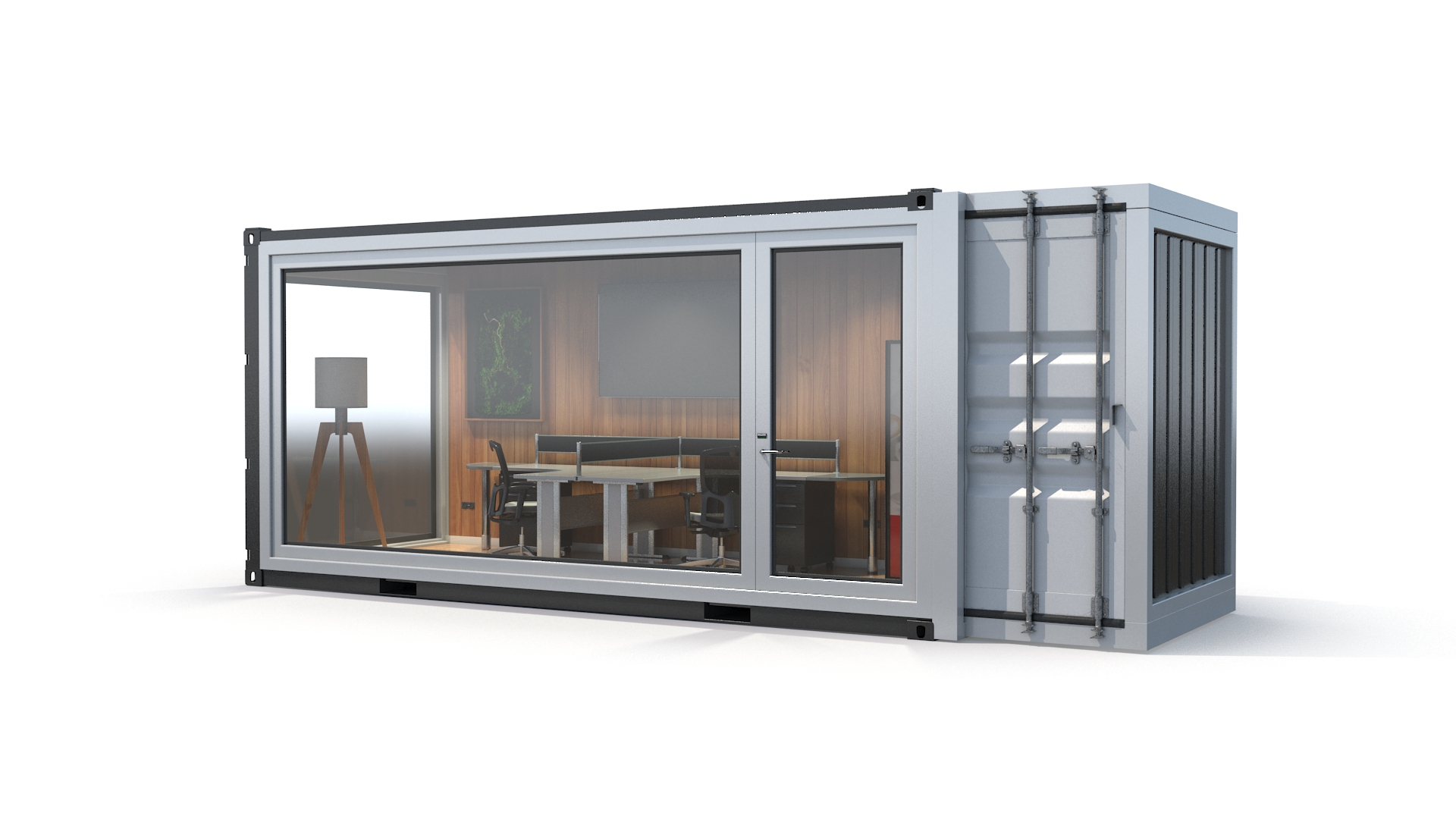 3D Model Office Container 3 - TurboSquid 1800185