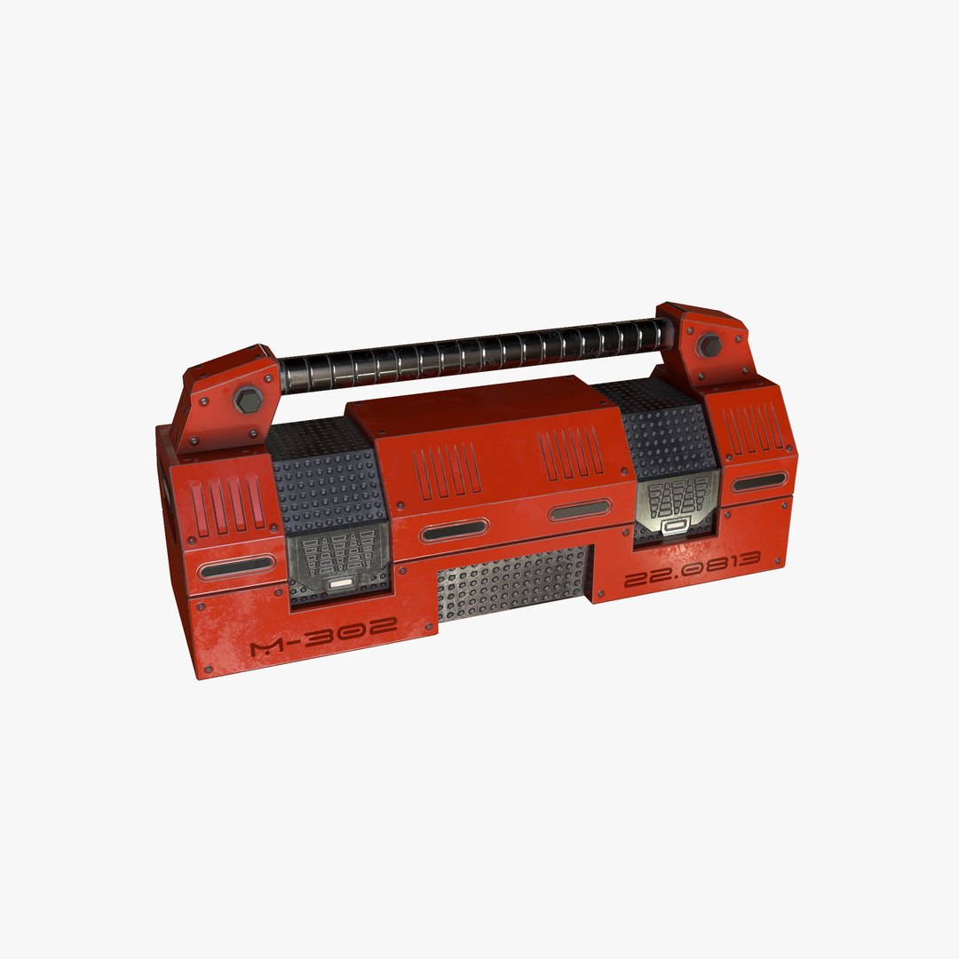 Sci-fi Toolbox 3d Model