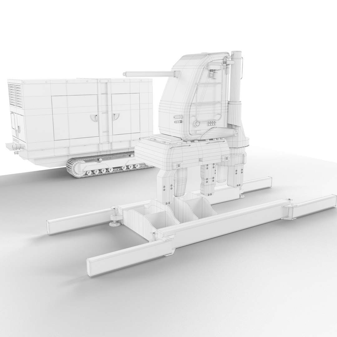 Hydraulic Sheet Piles 3D - TurboSquid 1436033