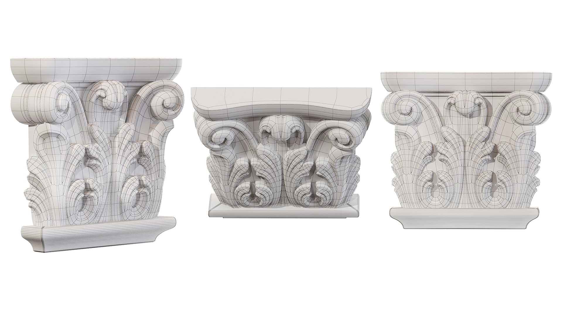 Classic Capitel 01 3D Model - TurboSquid 1890754