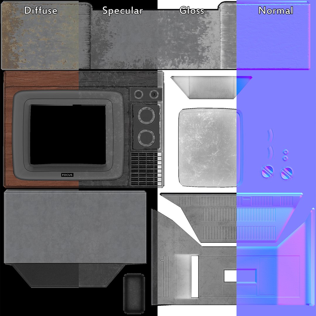 3d Fbx Tv Rt Photoshop