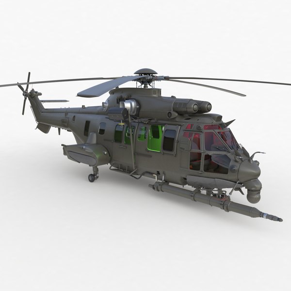 Eurocopter EC 725 High Detail 3ds max Vray 3D - TurboSquid 1786493