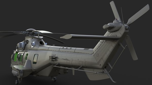Eurocopter EC 725 High Detail 3ds max Vray 3D - TurboSquid 1786493