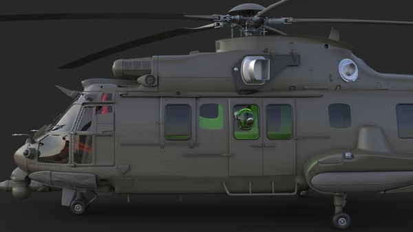 Eurocopter EC 725 High Detail 3ds max Vray 3D - TurboSquid 1786493