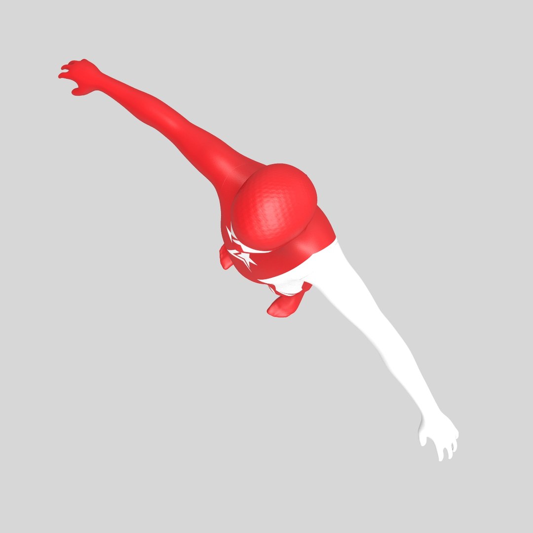 3d Model Morphsuit Super Hero