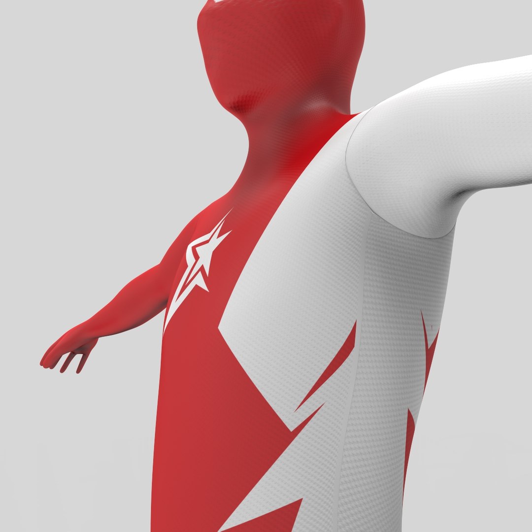 3d Model Morphsuit Super Hero