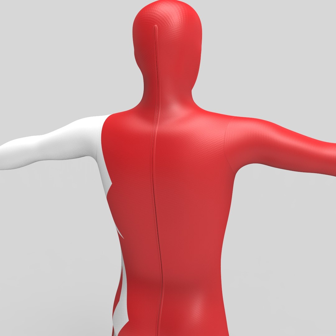 3d Model Morphsuit Super Hero