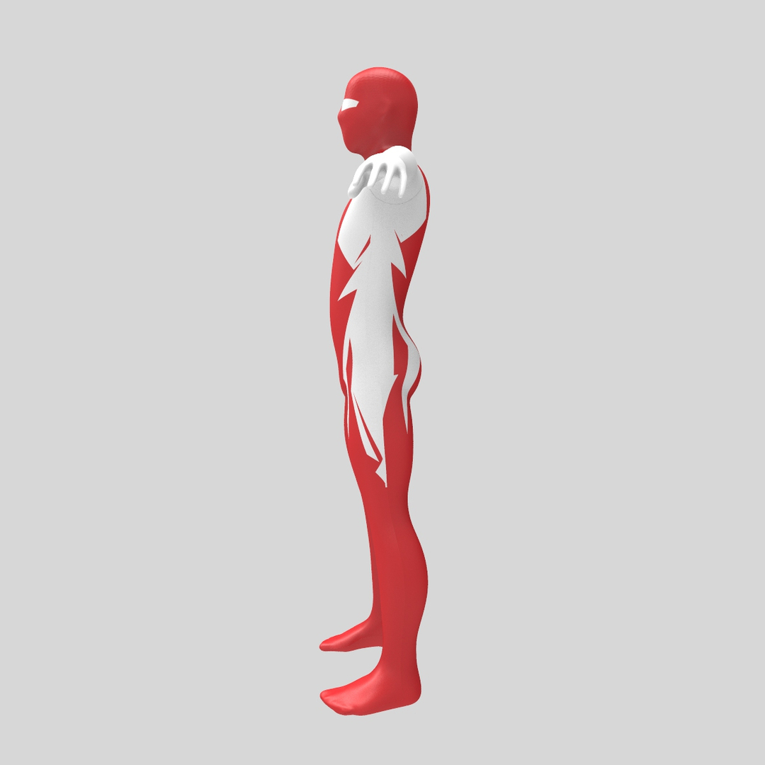 3d Model Morphsuit Super Hero