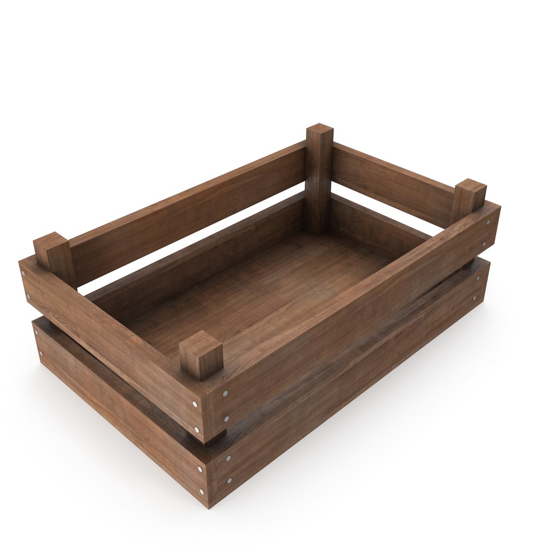 3D wooden case chest model - TurboSquid 1748765