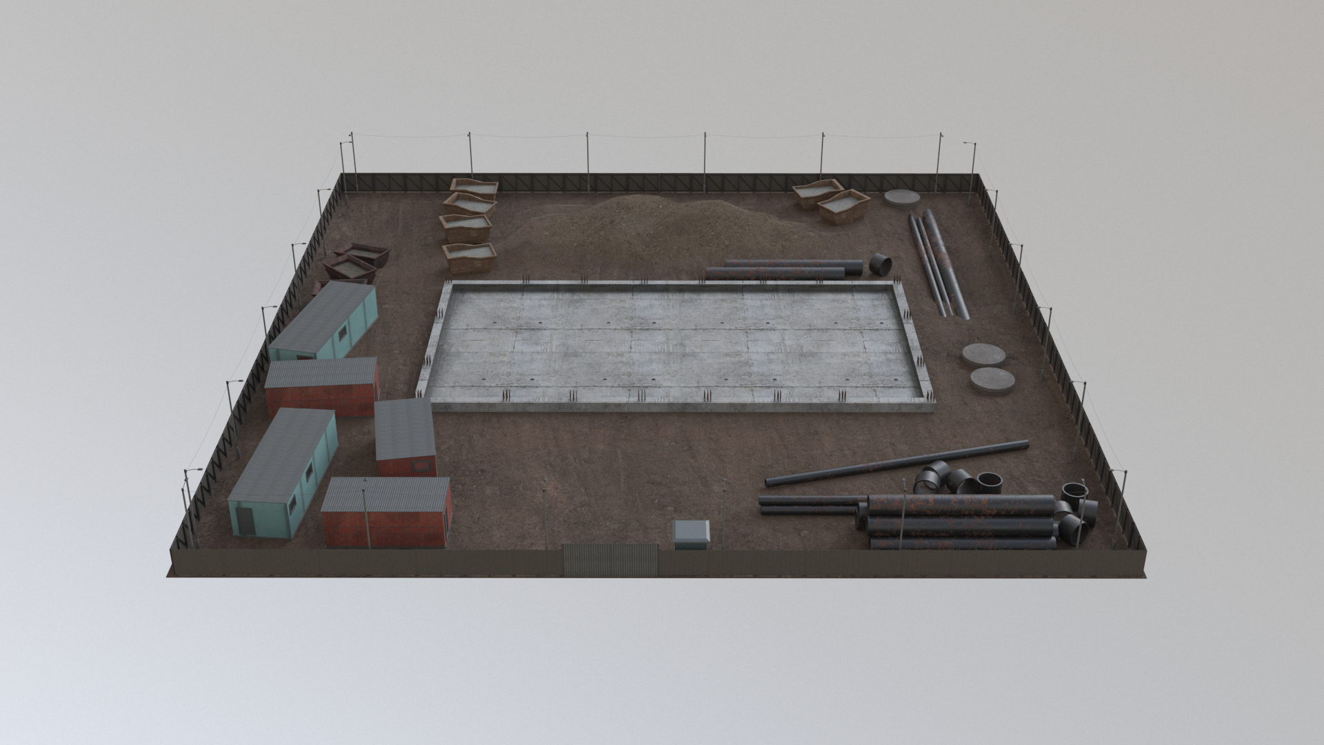 3D Model Construction Site - TurboSquid 1785699