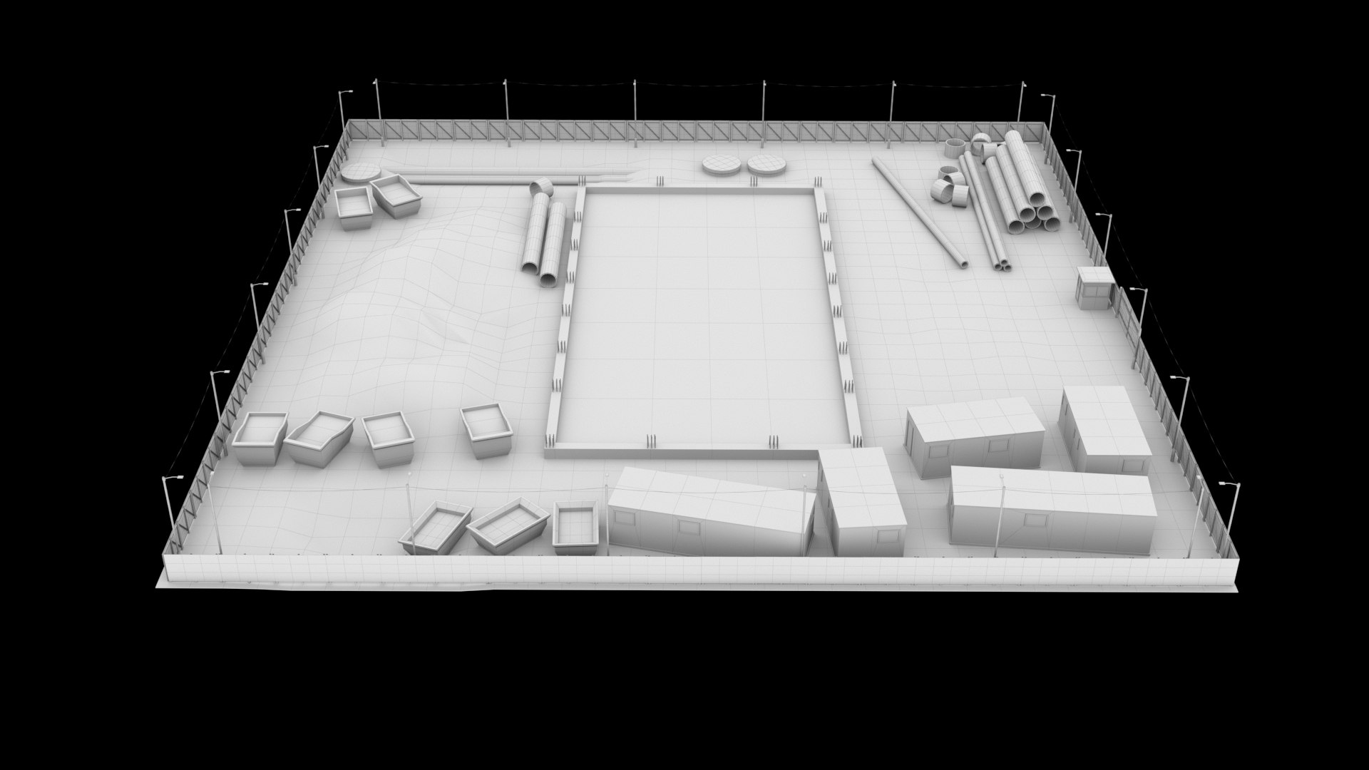 3D Model Construction Site - TurboSquid 1785699