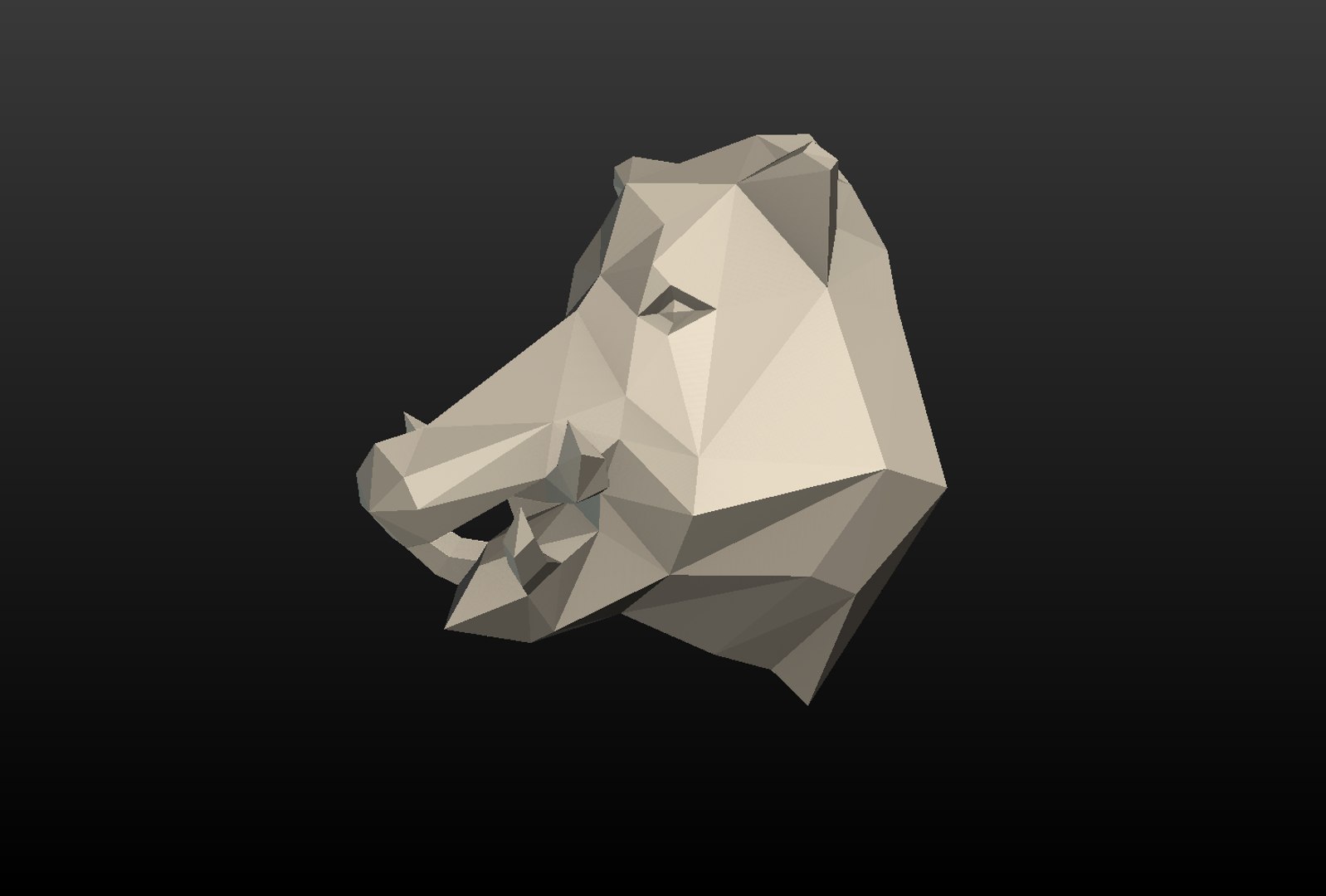 3D Boar Head Model - TurboSquid 1242016