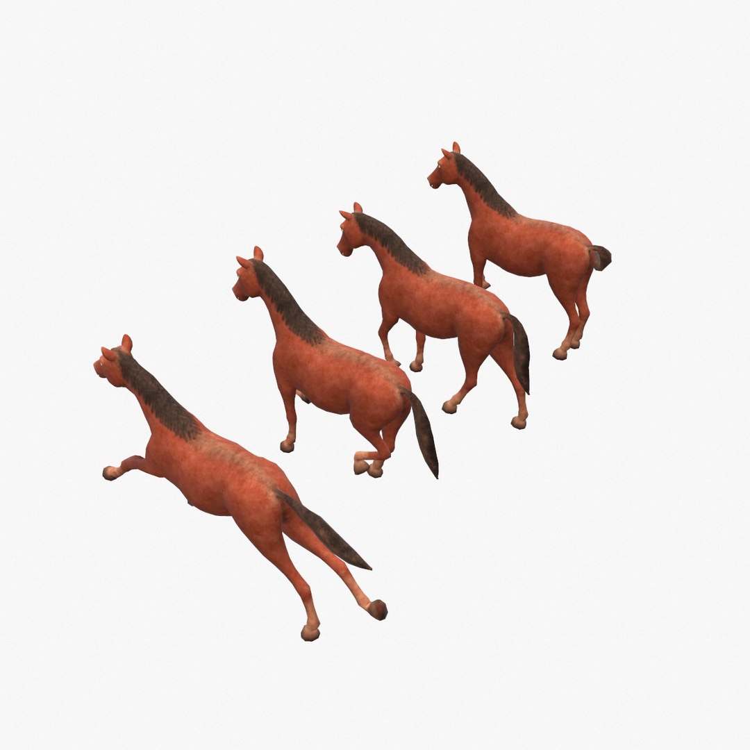 Horse Rig Animations Model - TurboSquid 1447977