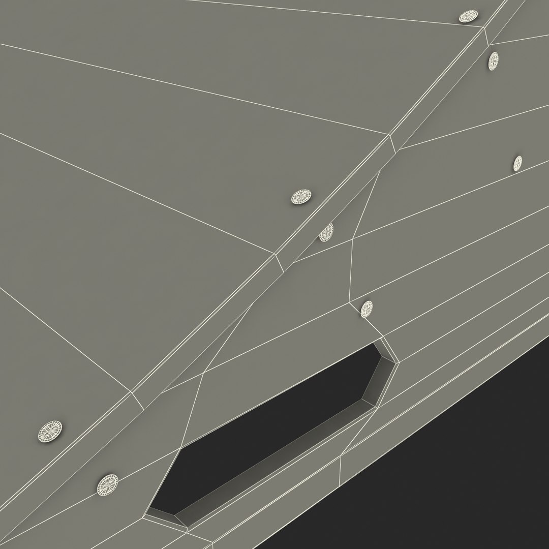 3d model of quarter pipe skate ramp