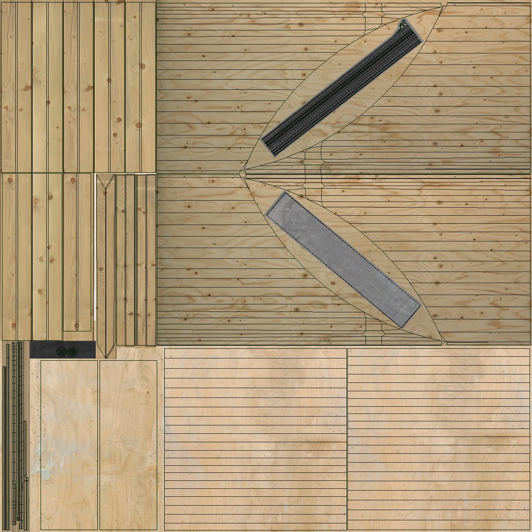 3d model of quarter pipe skate ramp