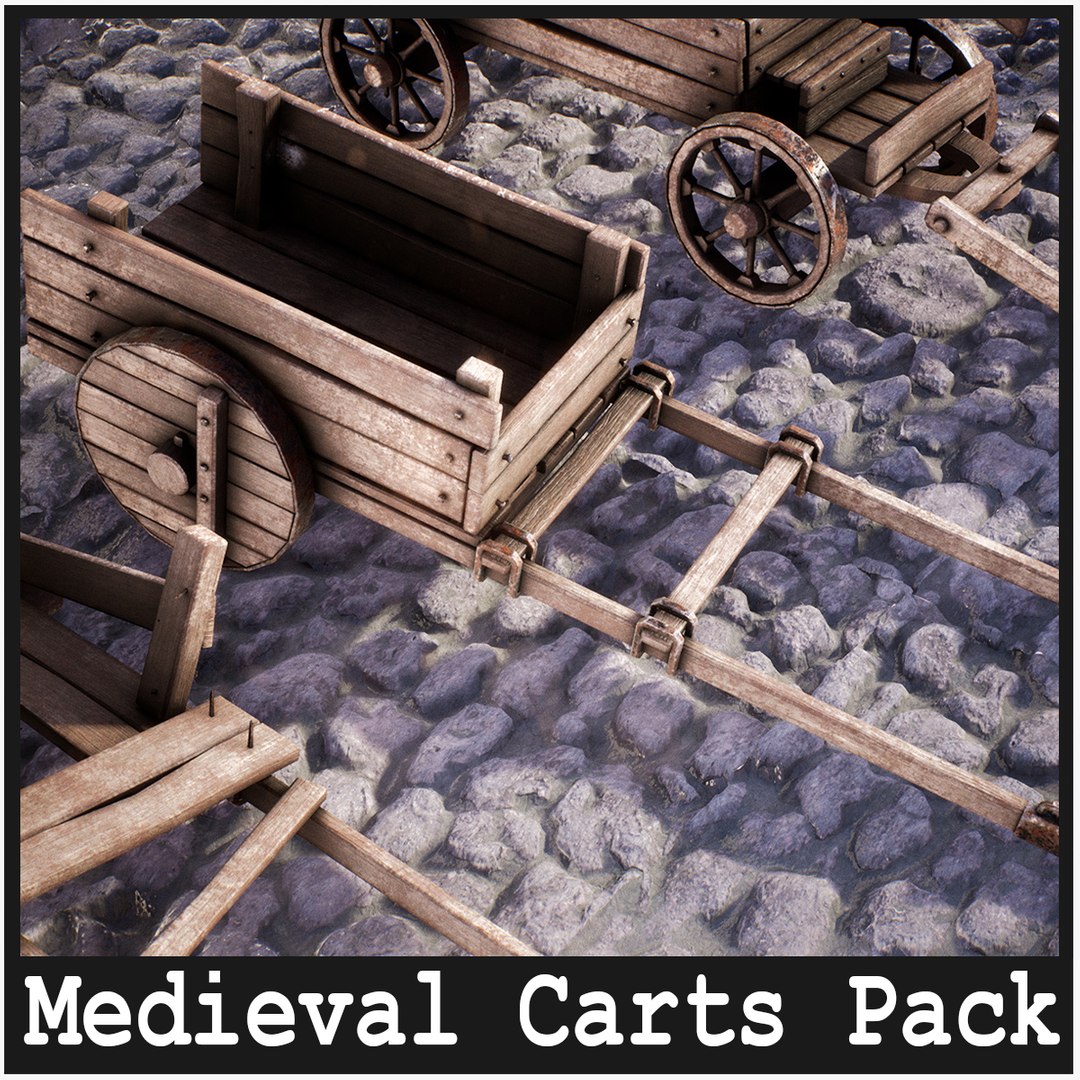 Medieval Carts 10 Variations 3D Model - TurboSquid 1984273