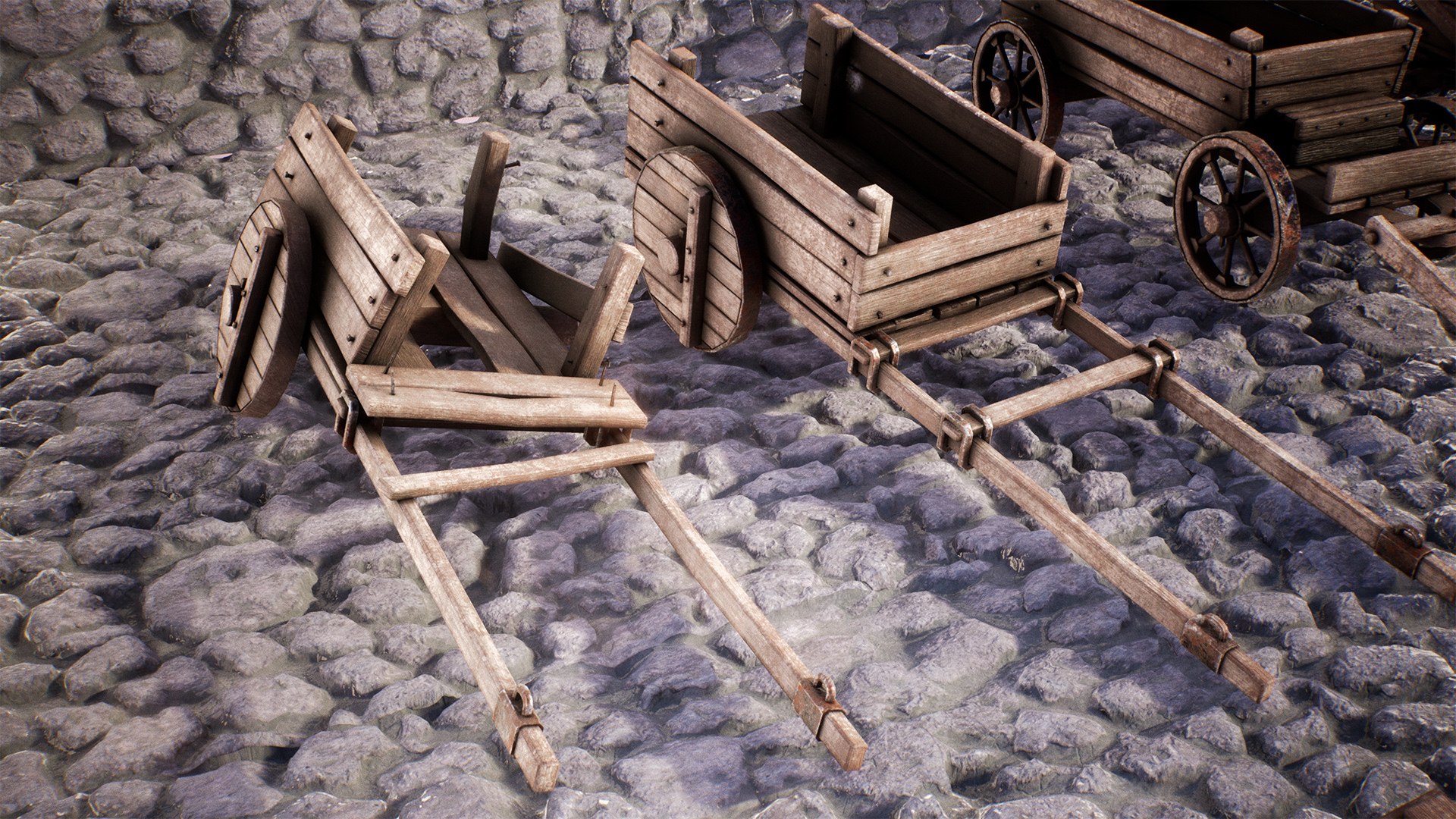 Medieval Carts 10 Variations 3D Model - TurboSquid 1984273