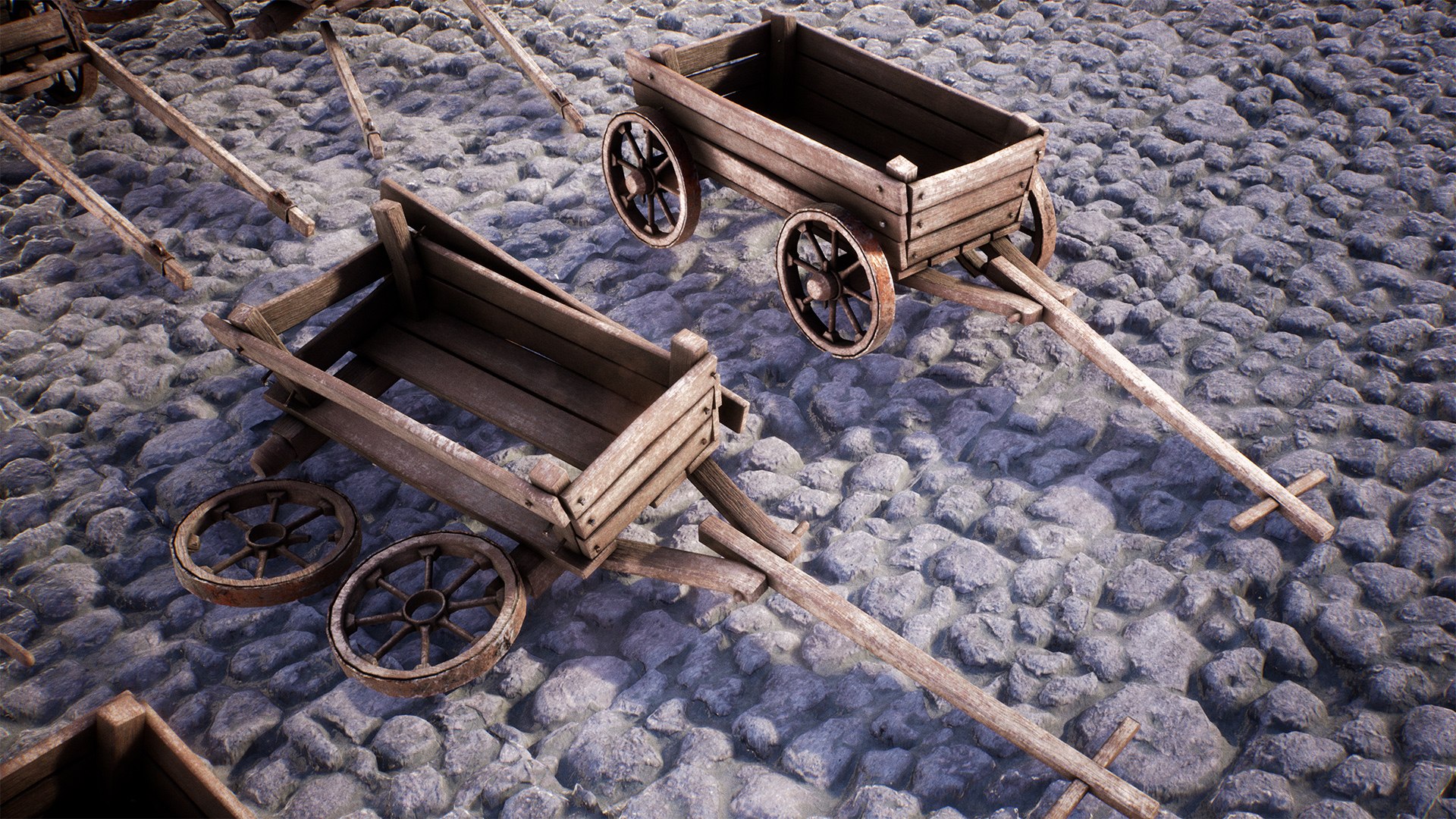 Medieval Carts 10 Variations 3D Model - TurboSquid 1984273