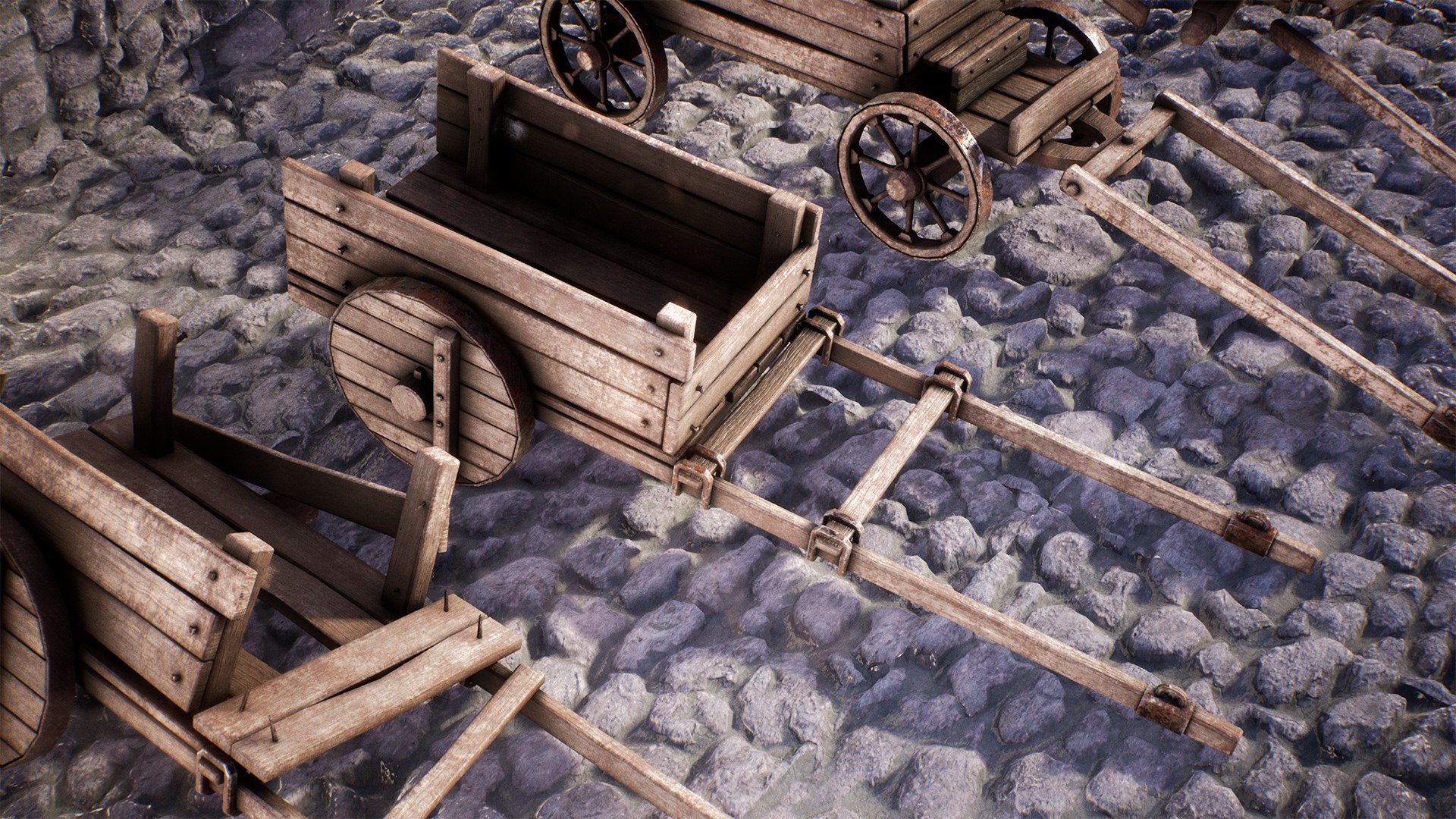 Medieval Carts 10 Variations 3D Model - TurboSquid 1984273
