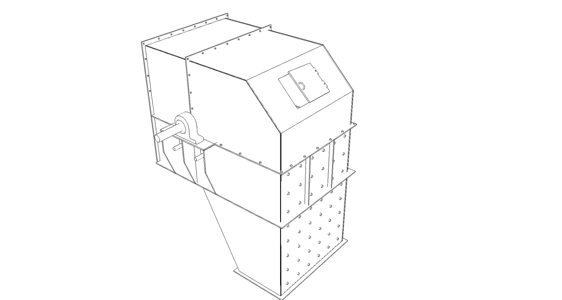 Conveyor Chute Head 3D - TurboSquid 2171137
