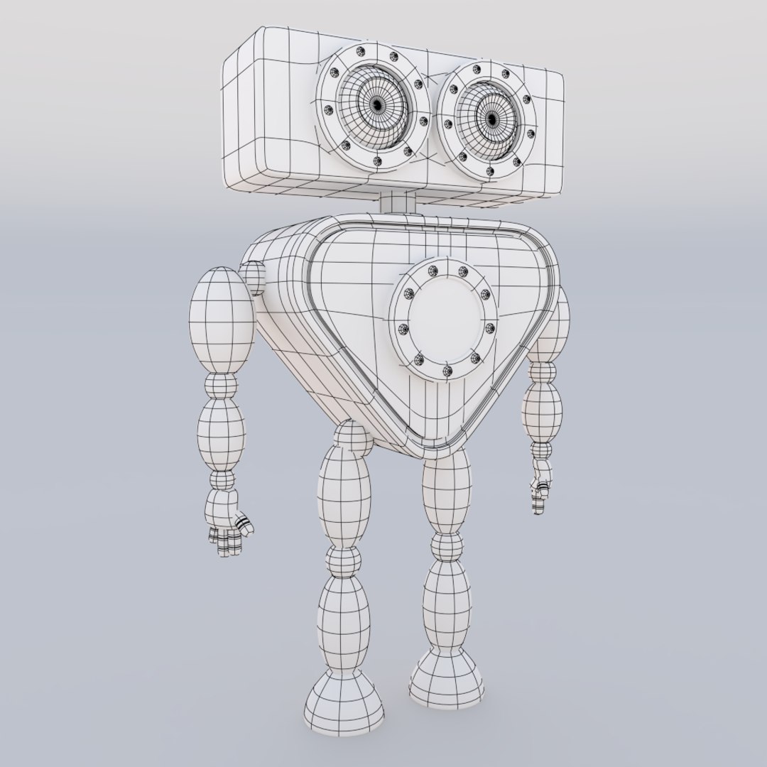 Toy Robot 006 3D Model - TurboSquid 1524823