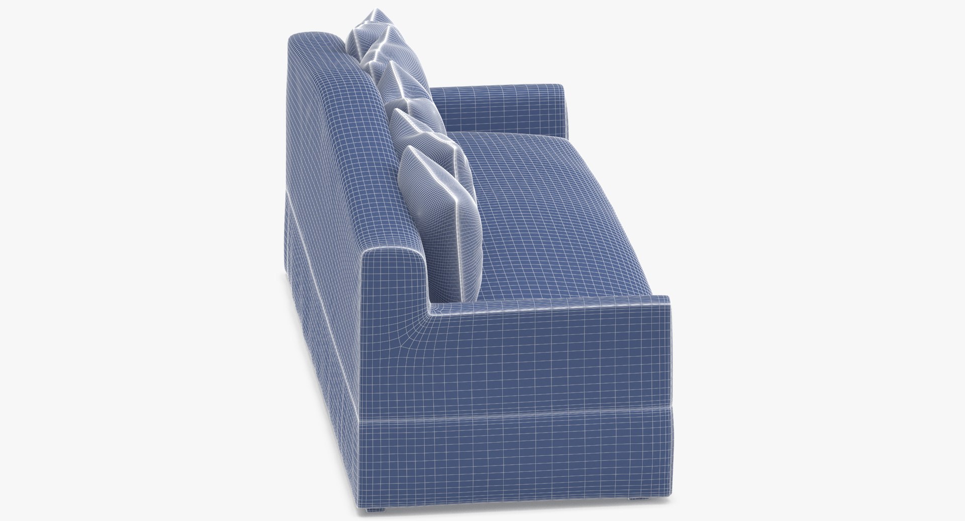 Traditional 4 Seater Sofa 3D Model - TurboSquid 1253644