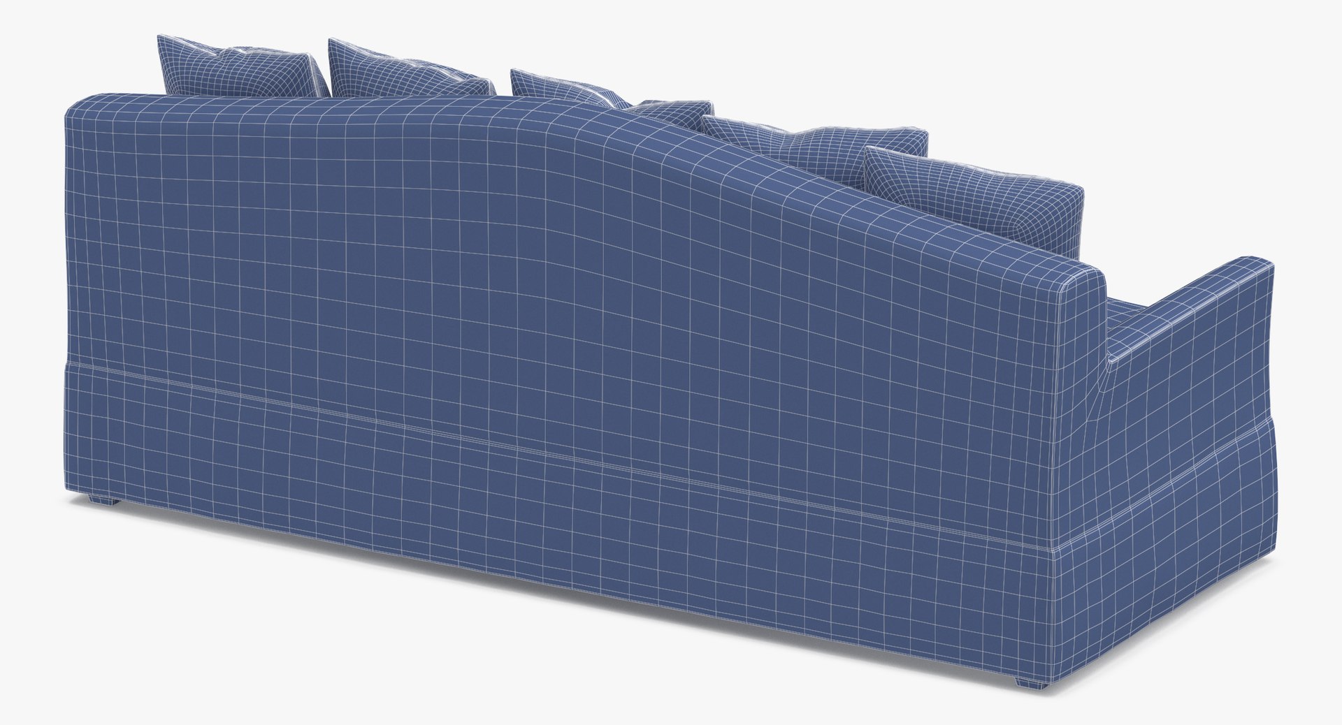 Traditional 4 Seater Sofa 3D Model - TurboSquid 1253644