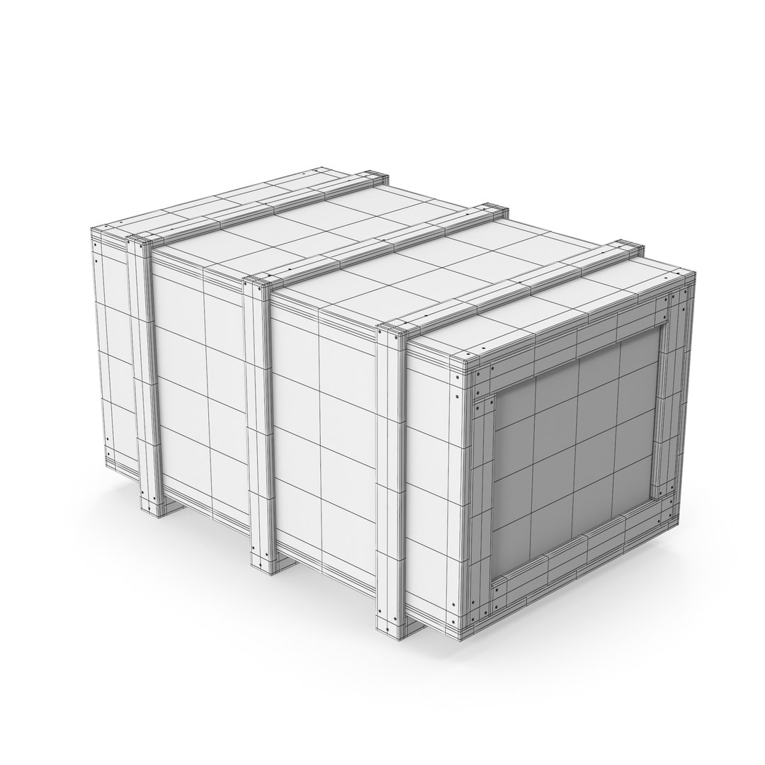 Cargo Crate Box 3D Model - TurboSquid 2132843