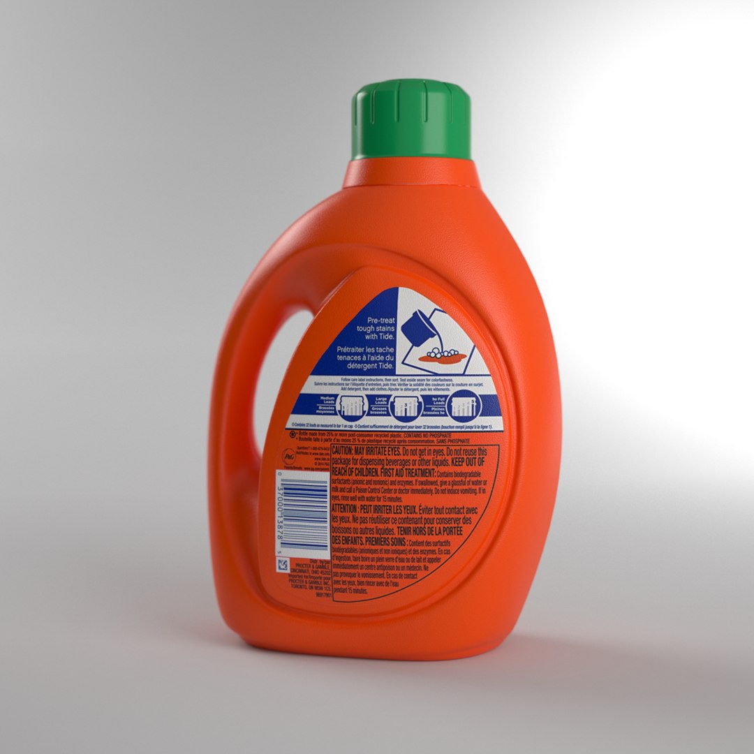 Tide detergent bottle model - TurboSquid 1169924