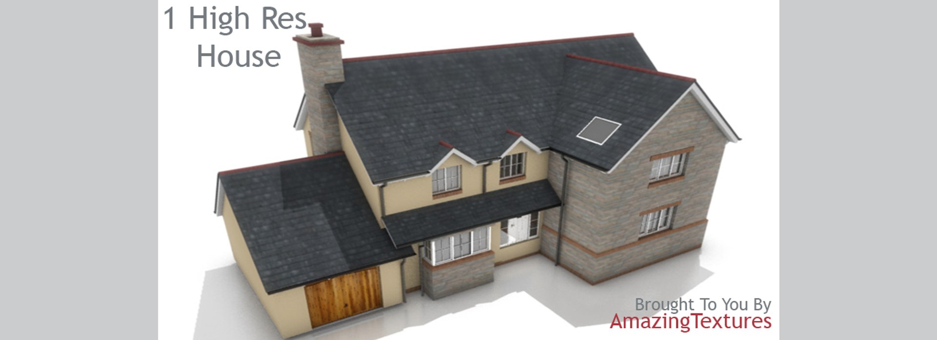 3d Stock Houses Architecture Buildings Model