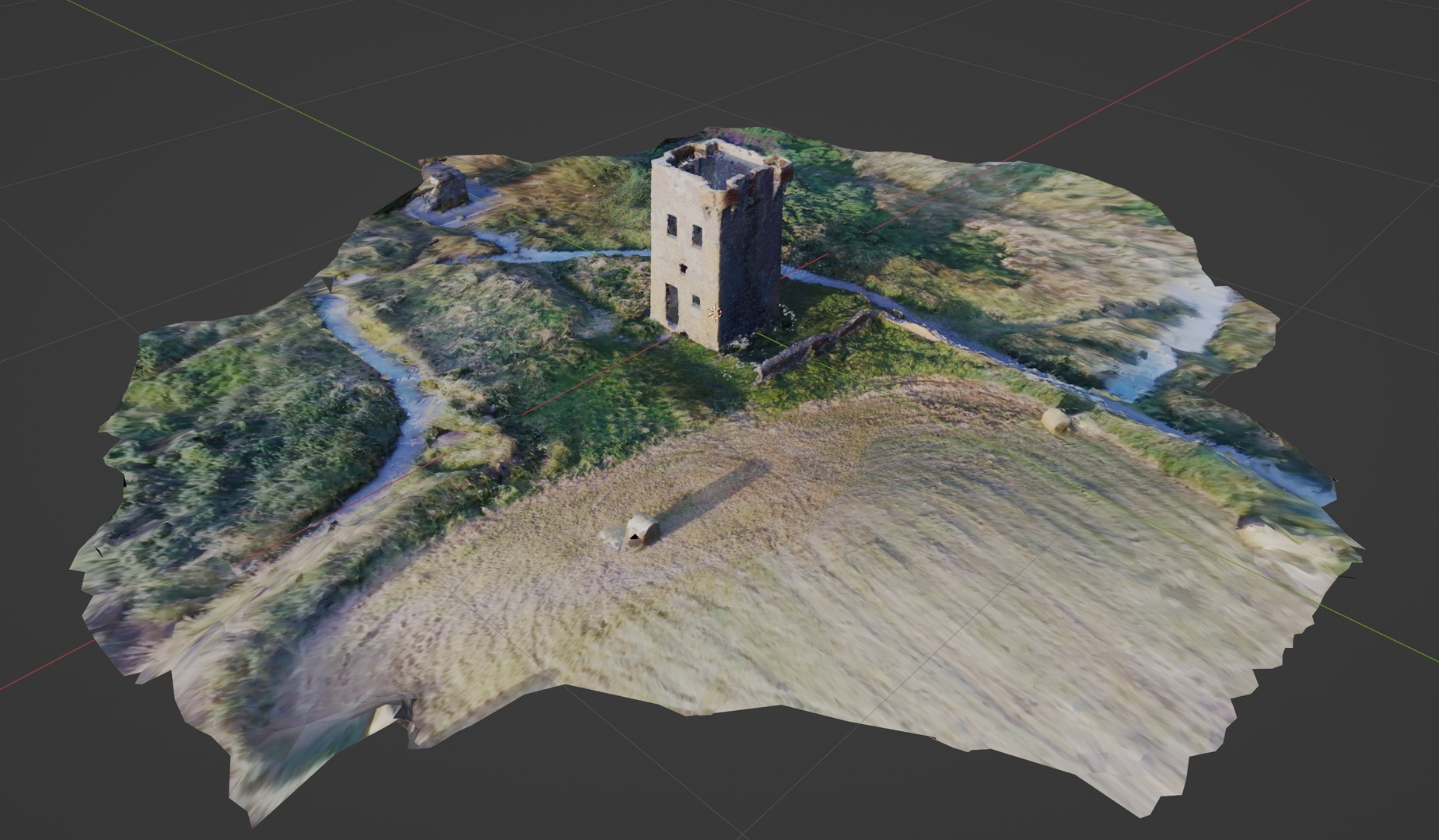 3D Castle Ruin Photoscan - TurboSquid 1979814