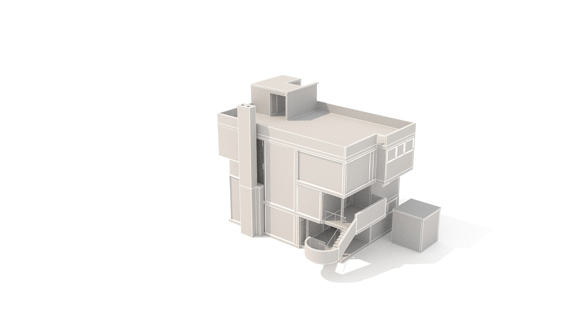 3D Model Smith House Revit - TurboSquid 1596284