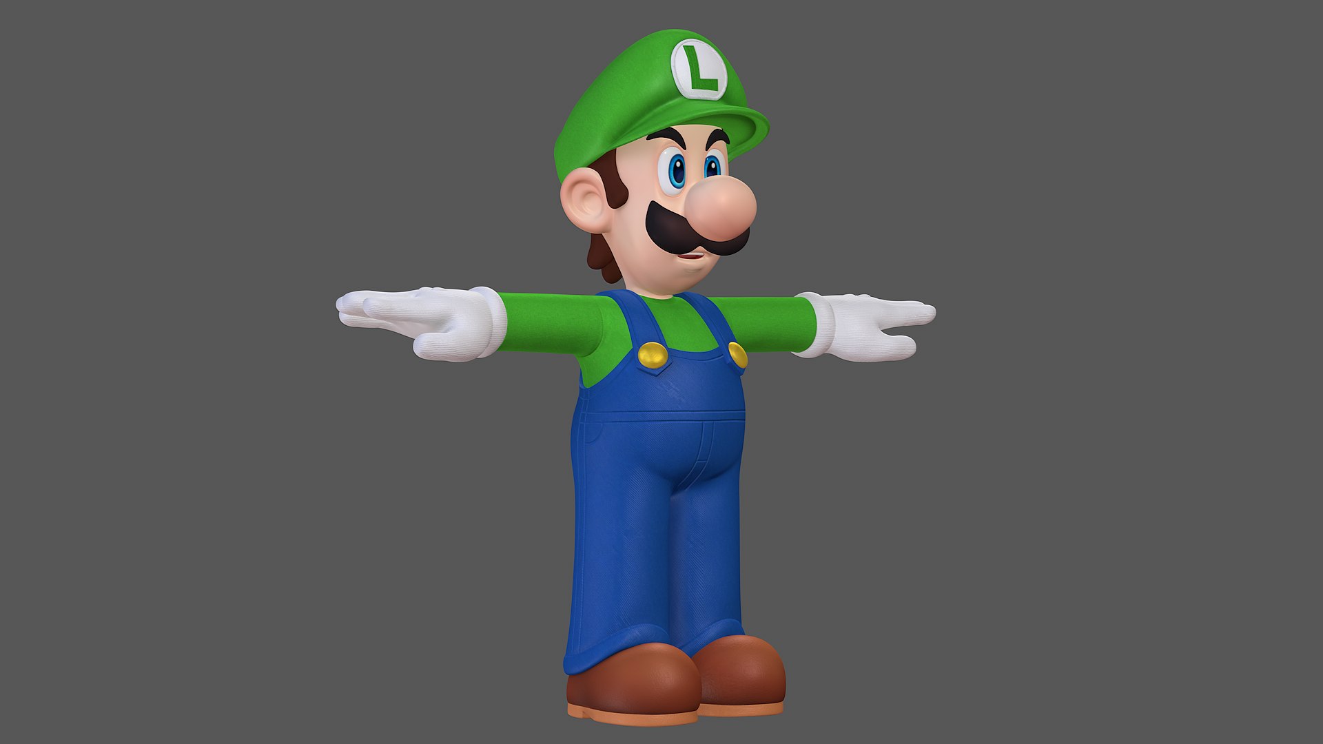 Luigi Postać Mario Rabbids Sparks of Hope 8K Model 3D - TurboSquid 1791863